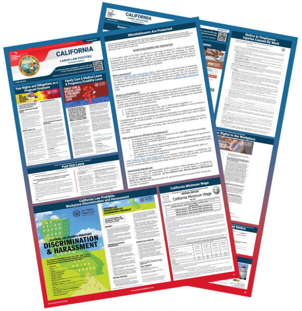 California State & Federal Labor Law Posters For Sale | PCC