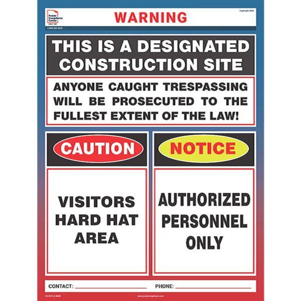 Workplace Health & Safety Compliance Posters | PCC