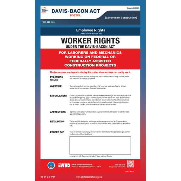 Davis-Bacon Poster (Government Construction)