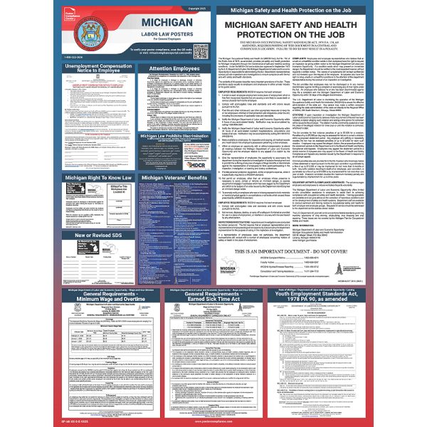 Michigan State & Federal Labor Law Posters For Sale | PCC