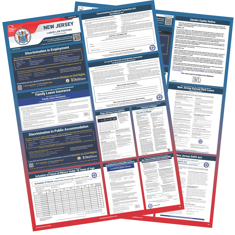 New Jersey State & Federal Labor Law Posters For Sale | PCC